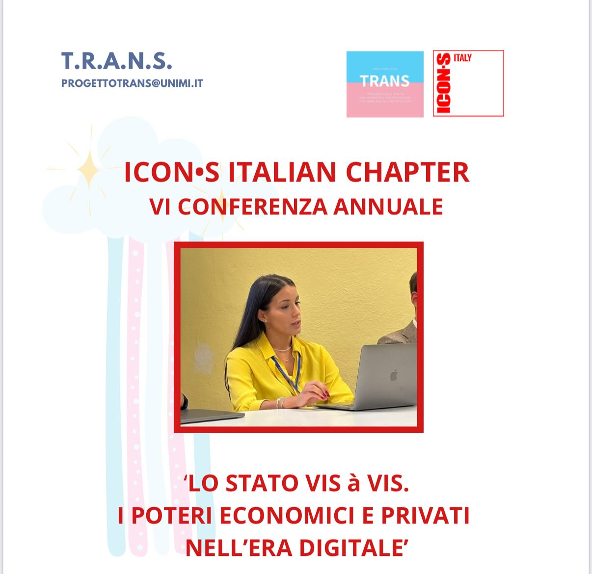 Il gruppo di ricerca partecipa all'edizione italiana di ICON-S - T.R.A.N.S.